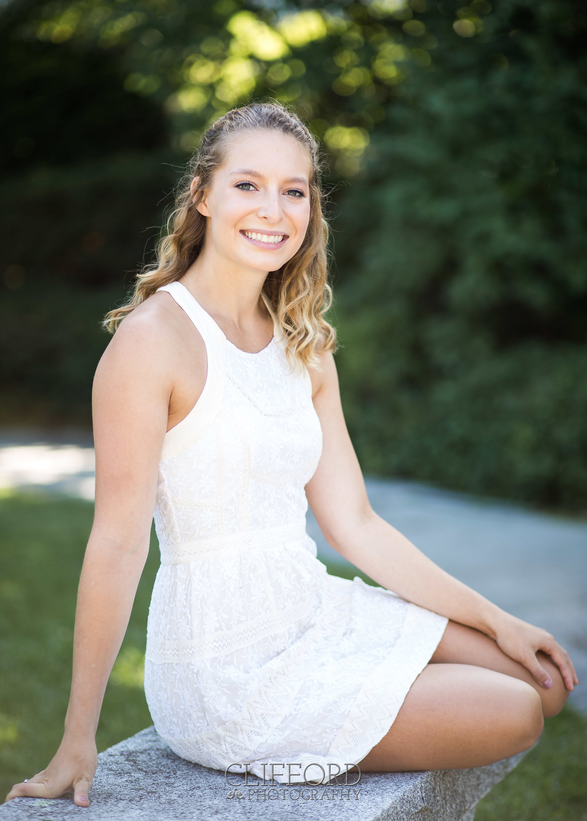 Senior Photos with Sammy on Lake Winnipesaukee