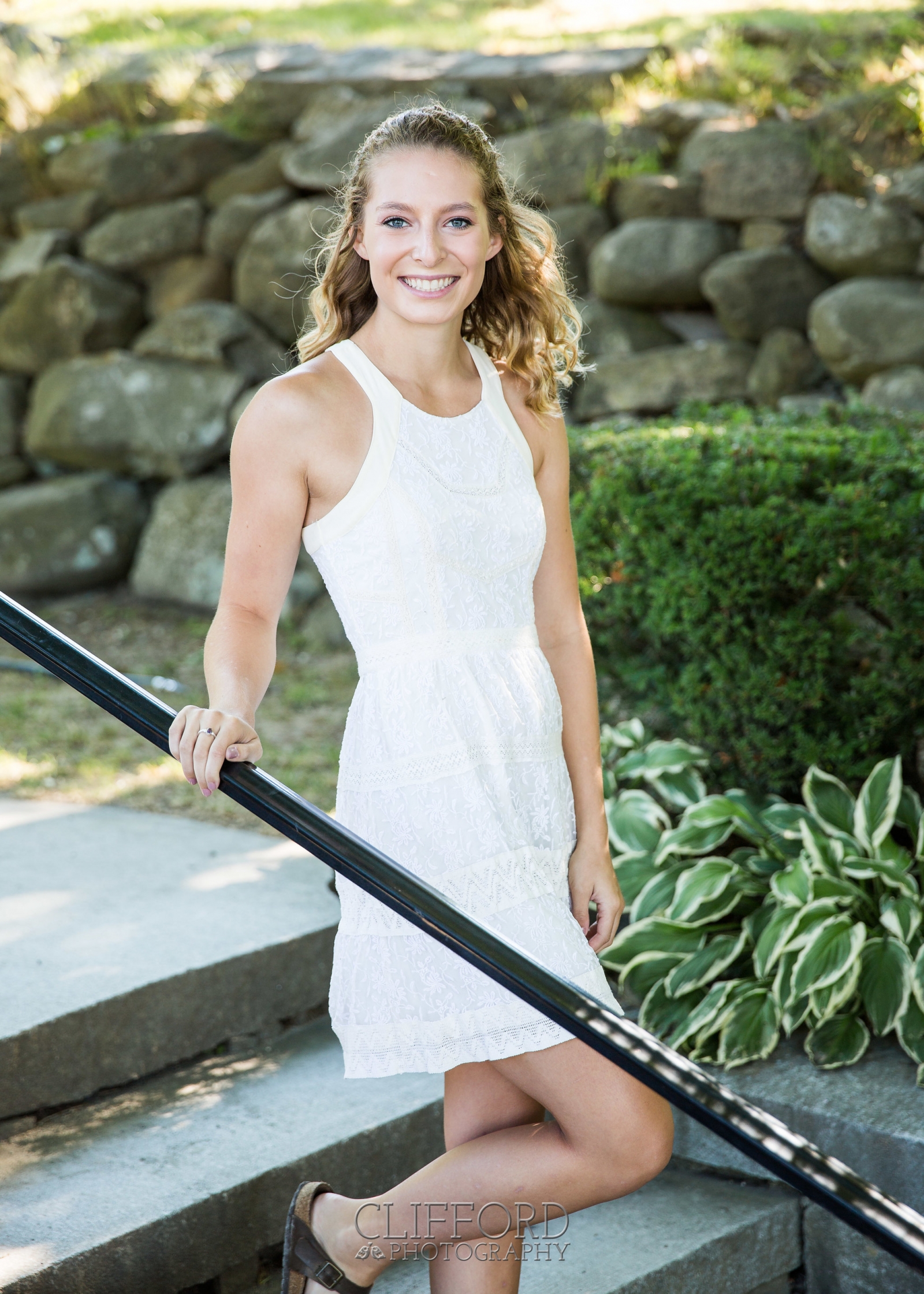 Senior Photos with Sammy on Lake Winnipesaukee