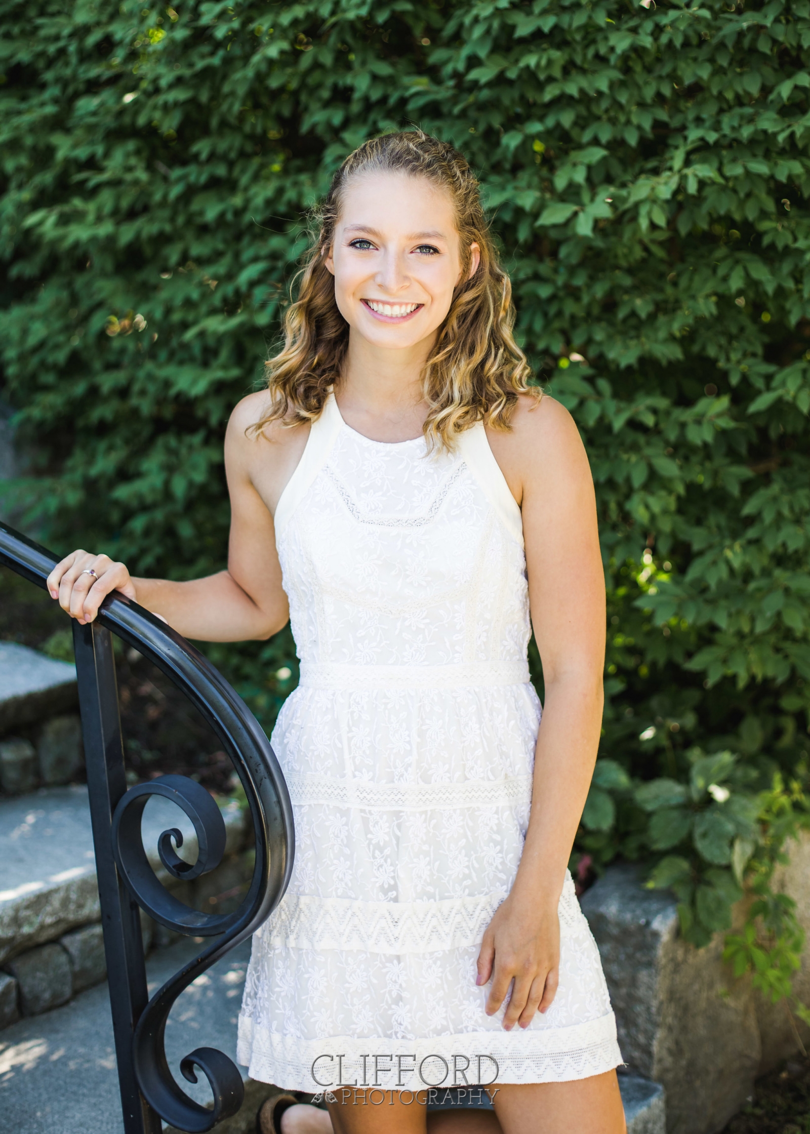 Senior Photos with Sammy on Lake Winnipesaukee